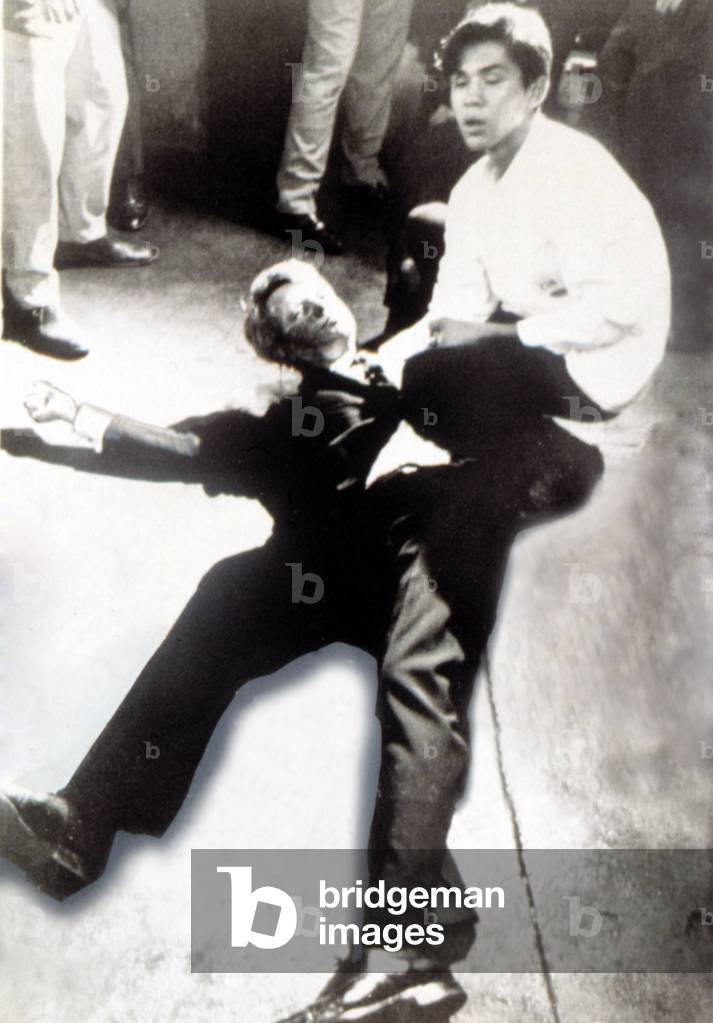 Image of ROBERT KENNEDY, after being shot at the Ambassador Hotel, June