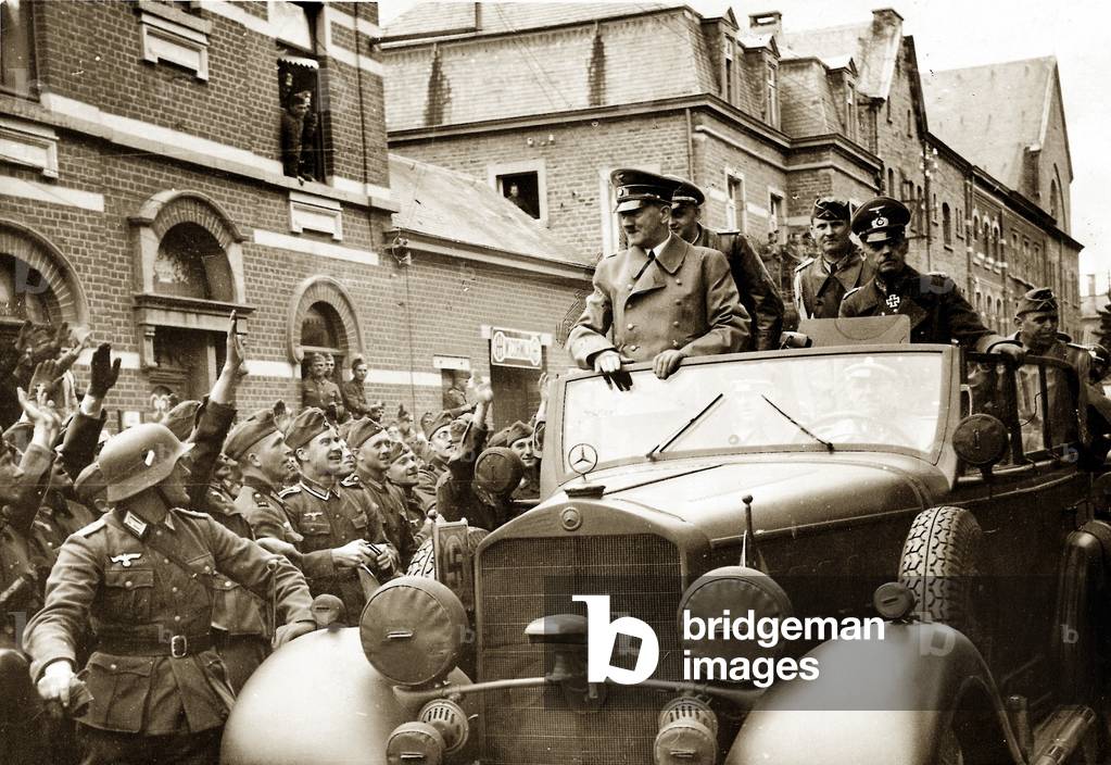 Image of Adolf Hitler with commander-in-chief of Army Group A ...