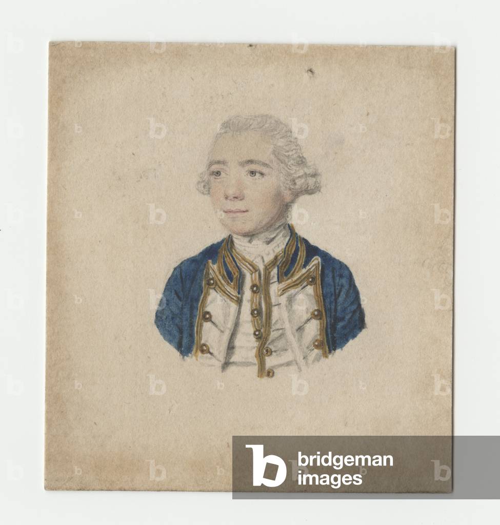 Image of Portrait drawing of Captain George Anthony Tonyn (d.1770 ...