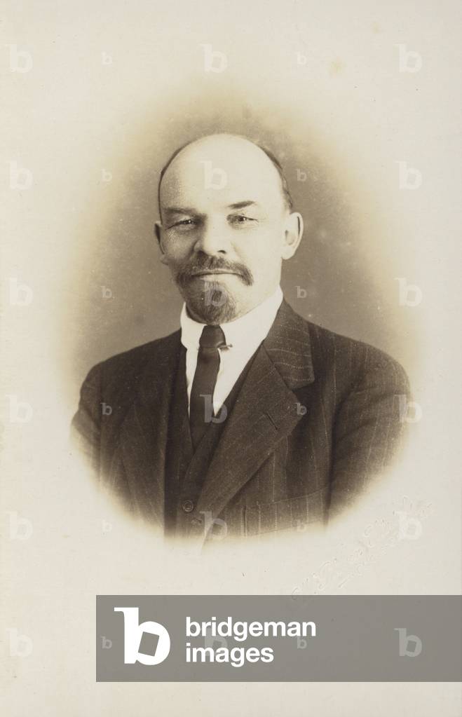 Image of Vladimir Lenin (b/w photo) by Russian Photographer (20th century)