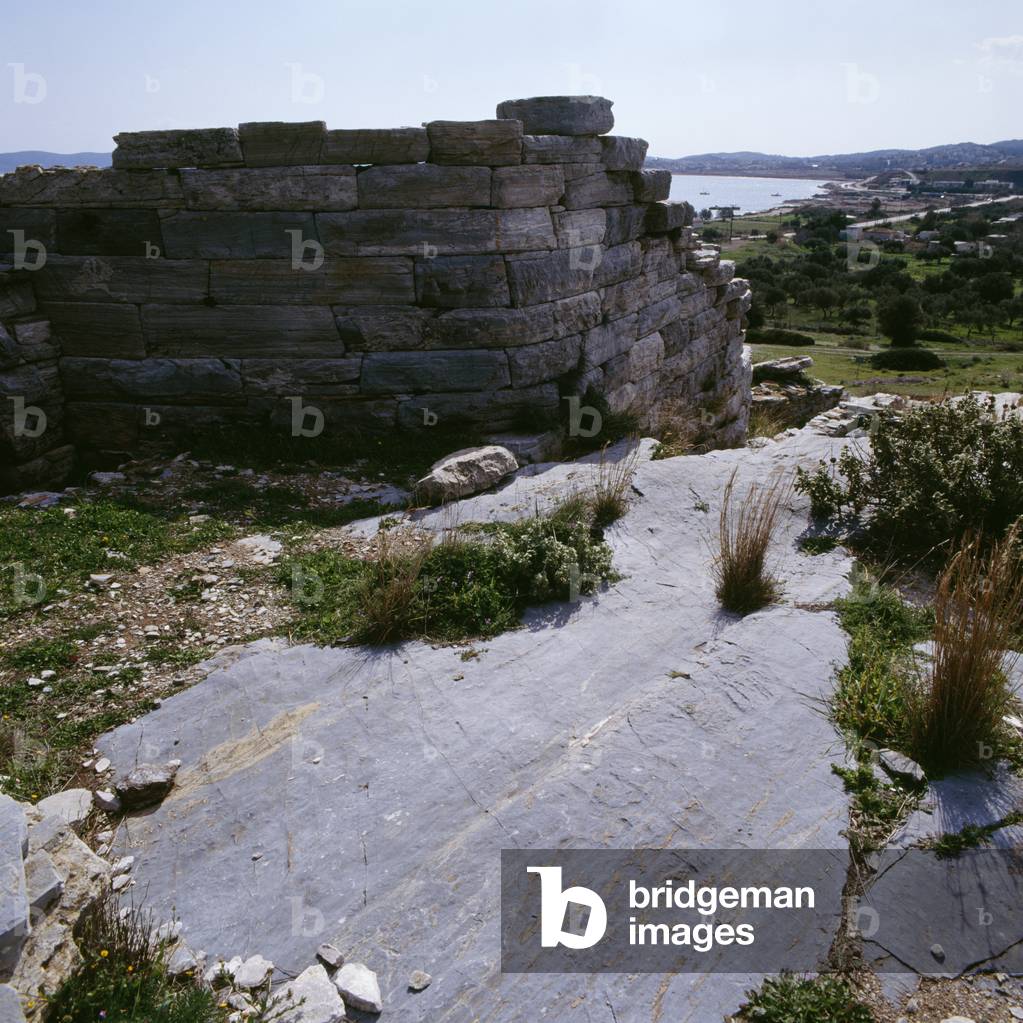 Image of Side structure of the Theatre, ancient city of Thoricus, Attica,
