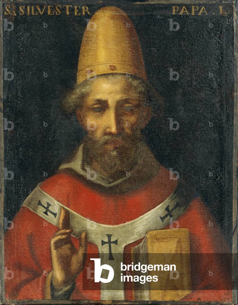 Image of Portrait of Saint Sylvester I by Franchi, Giuseppe (1550-c.1627)