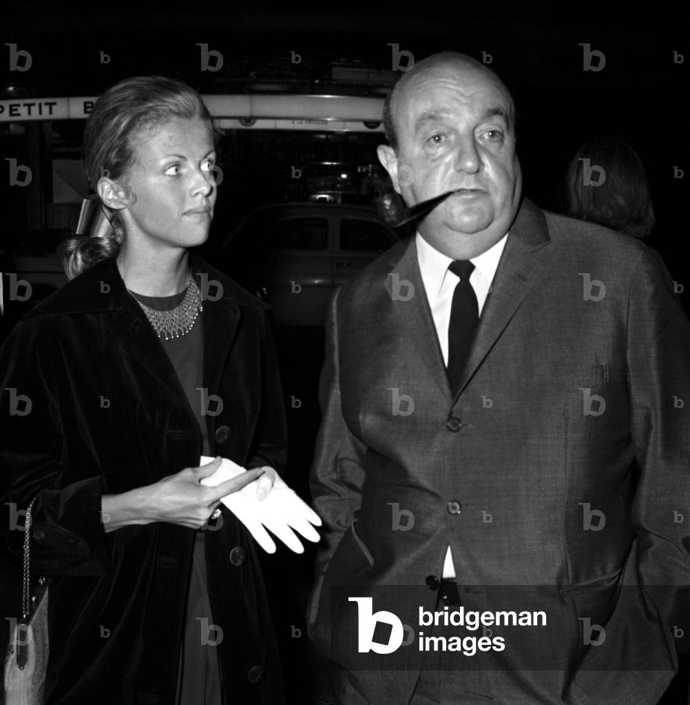Image of Bernard Blier and his second wife Annette Martin at the