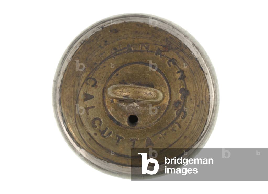 Image of Button, Calcutta Light Horse, 1887-1901 (metal) by British ...
