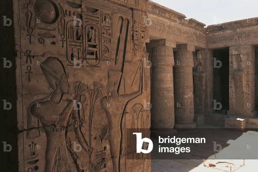 Fortified temple of Ramses III at Medinet Habu by