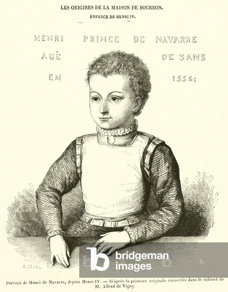 Image of Portrait de Henri de Navarre, Henri IV of France, 19th by ...