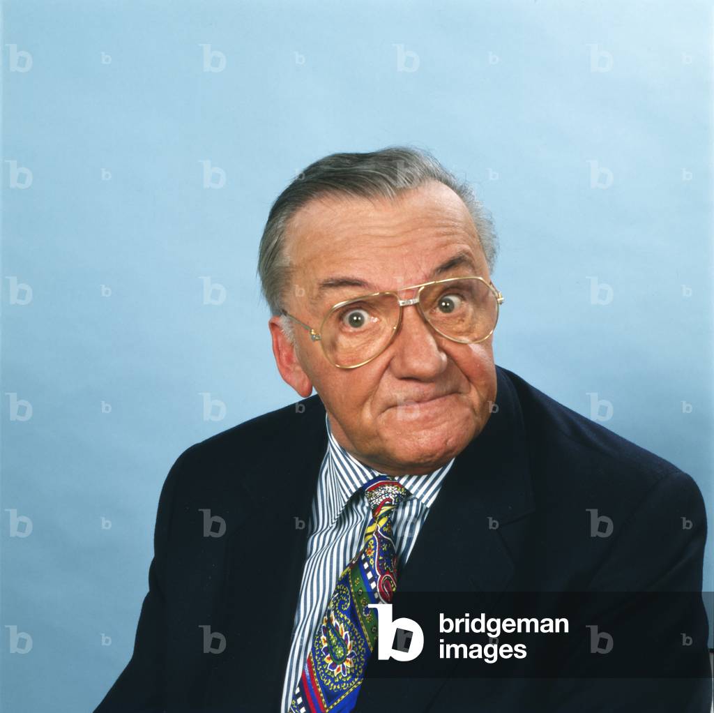 Image of Portrait shot of German showman and actor Heinz Schenk in