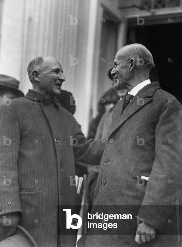 Image of Eugene Debs (right) facing his brother Theodore upon his ...
