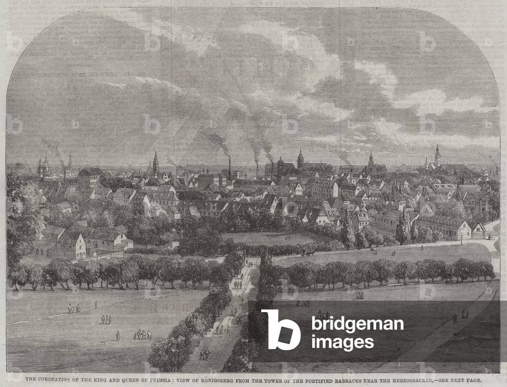 Image of The Coronation of the King and Queen of Prussia, View by ...