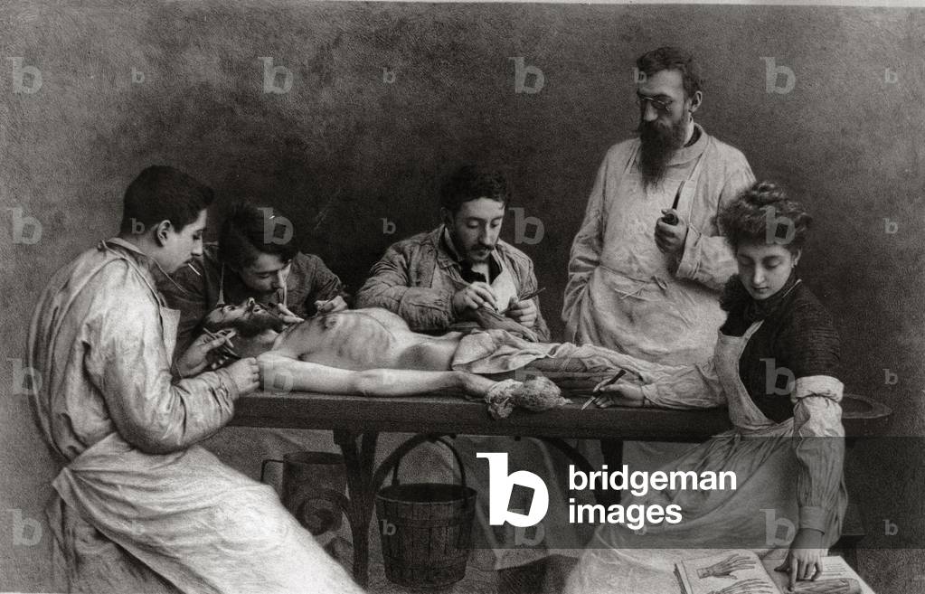 Image of Une Fin A l'Ecole Pratique, 1902 (lithograph) by Bellanger ...