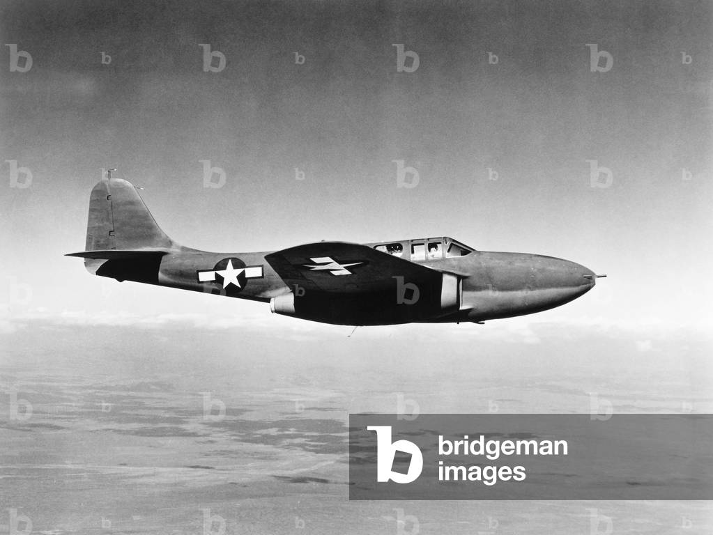 Image of AIRACOMET AIRCRAFT, c.1942. P-59A 'Airacomet', the first ...