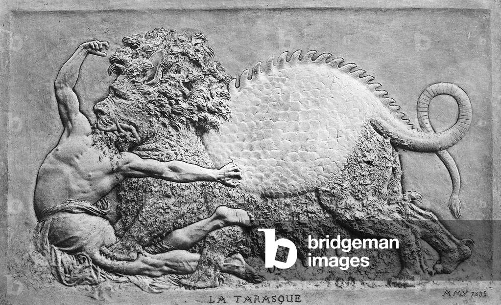 Image of France: The Tarasque consuming a victim, 1885 relief) by Amy ...