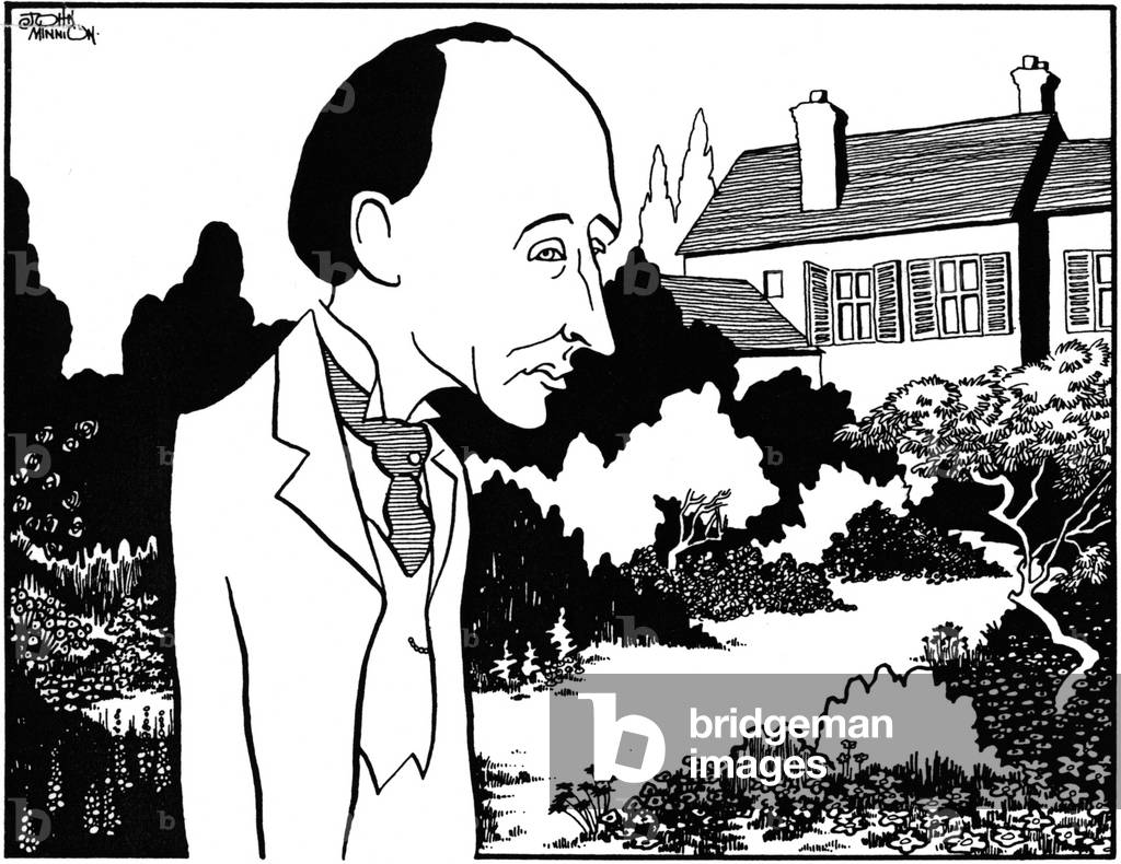 Image of Frederick Delius at his home in France English composer, 29 by ...