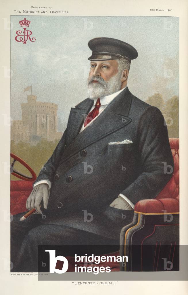 Image of "L'entente cordiale". Portrait of a distinguished gentleman ...