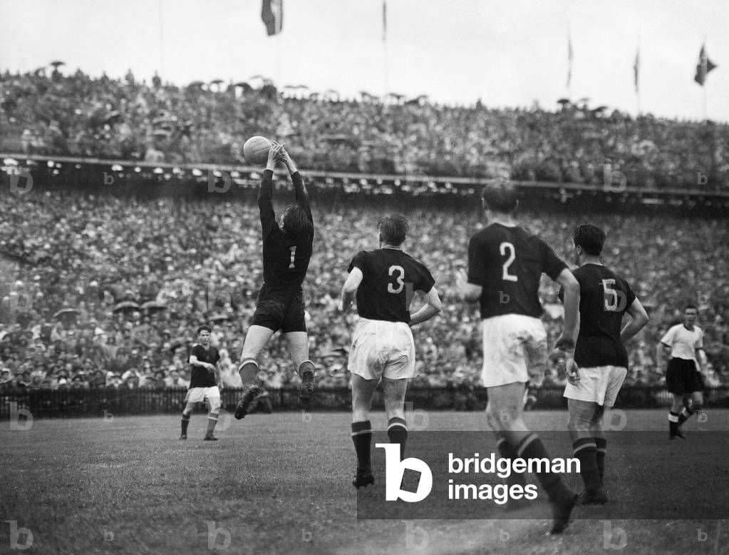 Image of Football World Cup, 1954 Final Eng Hun (b/w photo)