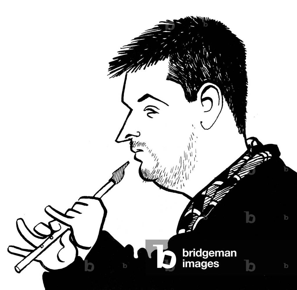 Image of James MacMillan, caricature by John Minnion British composer ...