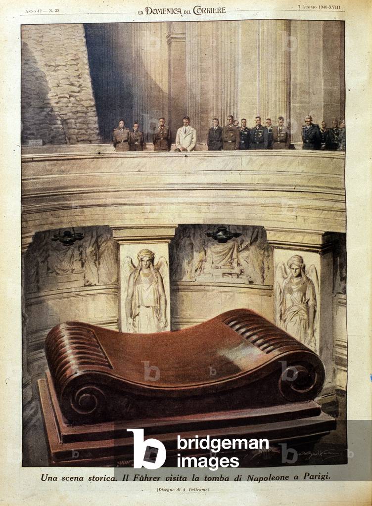 Image of Historical photographs : La Domenica del Corriere - Hitler ...