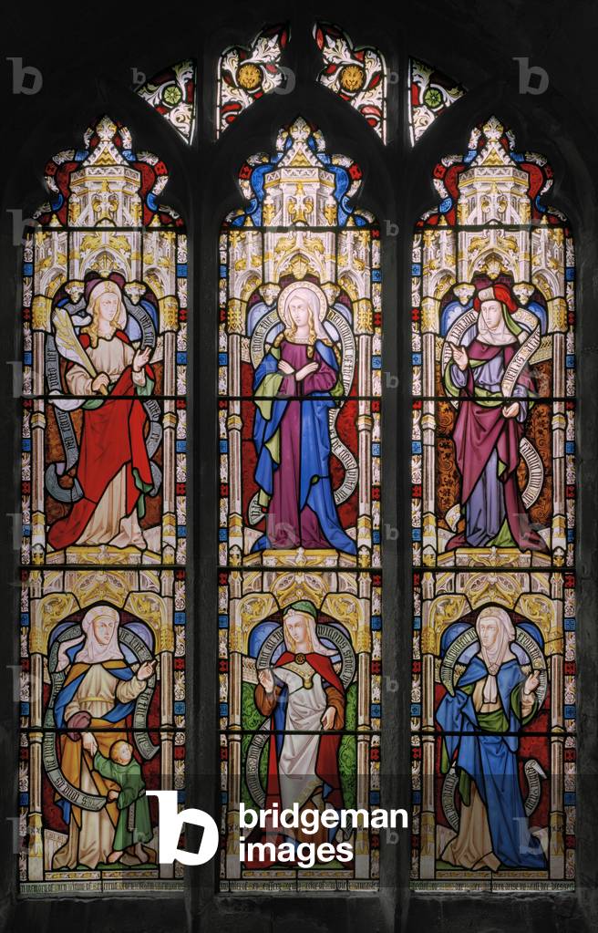 Image of Ruth, The Virgin Mary, Sarah, Hannah, Dorcas, and Anne, 1852 ...