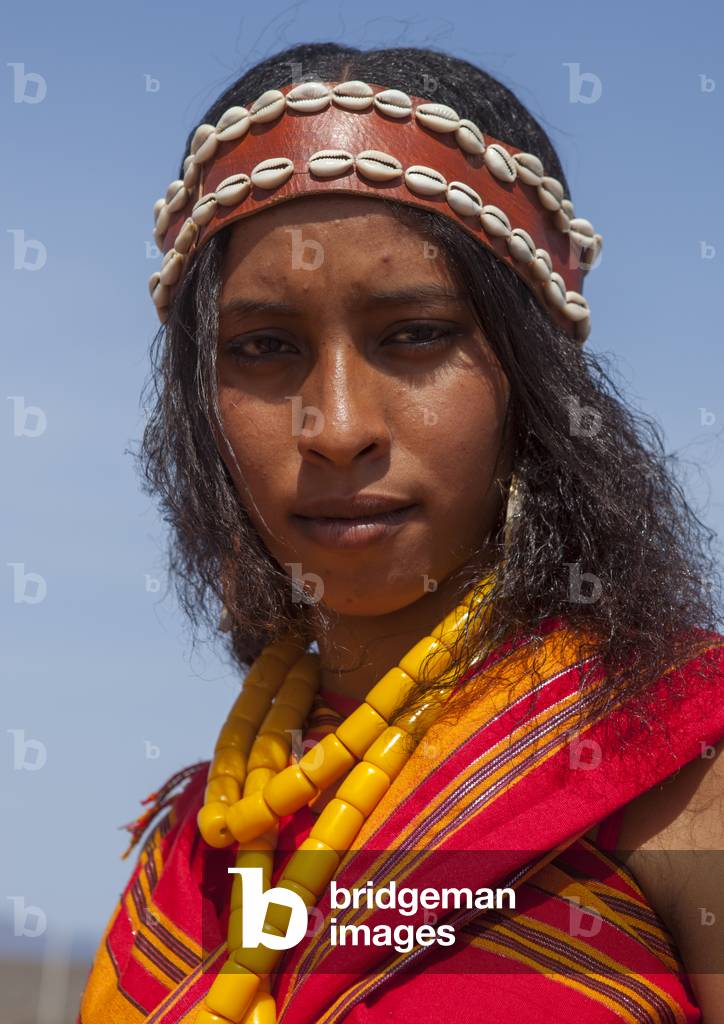Image of Somali tribe woman, Turkana lake, Loiyangalani, Kenya, Africa ...