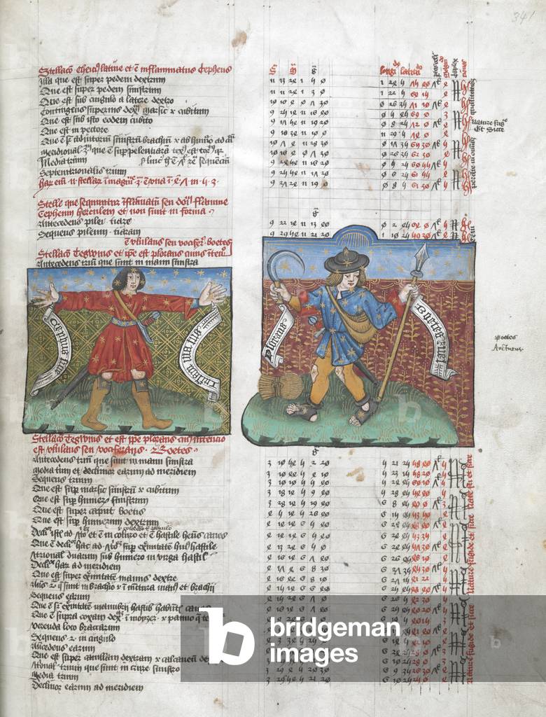 Image of Cephus (the King) and Boetes (Plowman or Bear Hunter), in