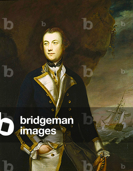 Image of Captain Robert Brice (oil on canvas) by Reynolds, Joshua (1723-92)
