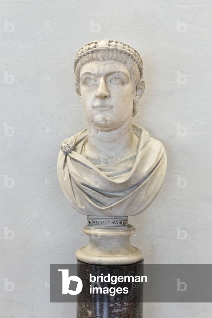 Image of Portrait of Valentinian I or Valens II, 4th century AD by ...