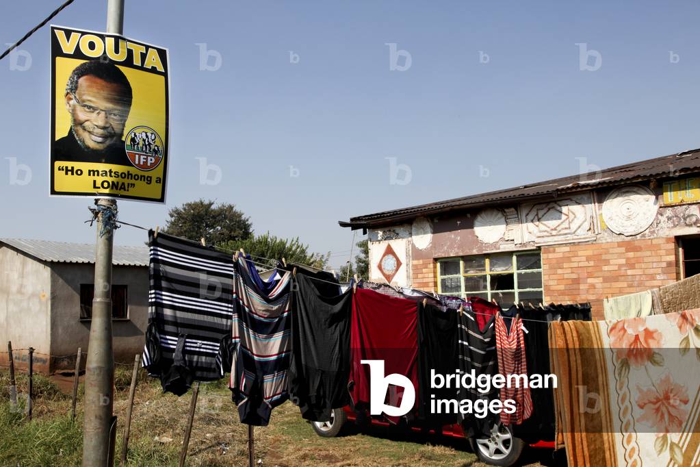 Image of An Inkatha Freedom Party, IFP, poster with an image of