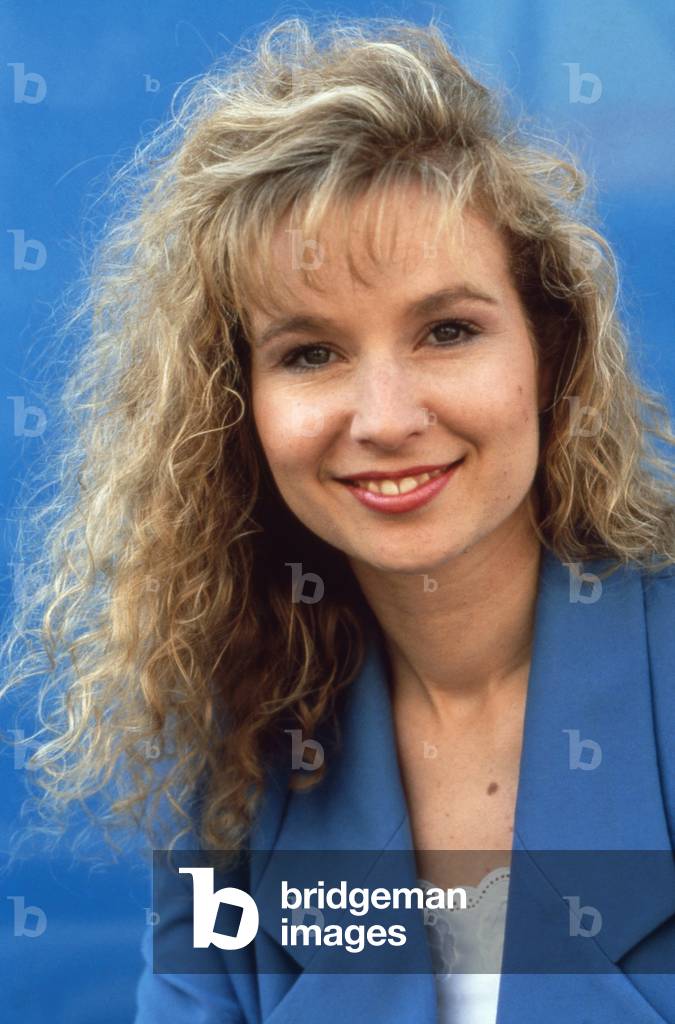 Image of German British TV presenter Babette Einstmann, circa 1992