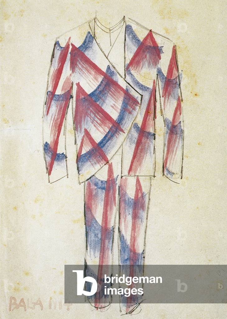 Image of Men's suit for morning, 1914, by Giacomo Balla (1871-1958 ...