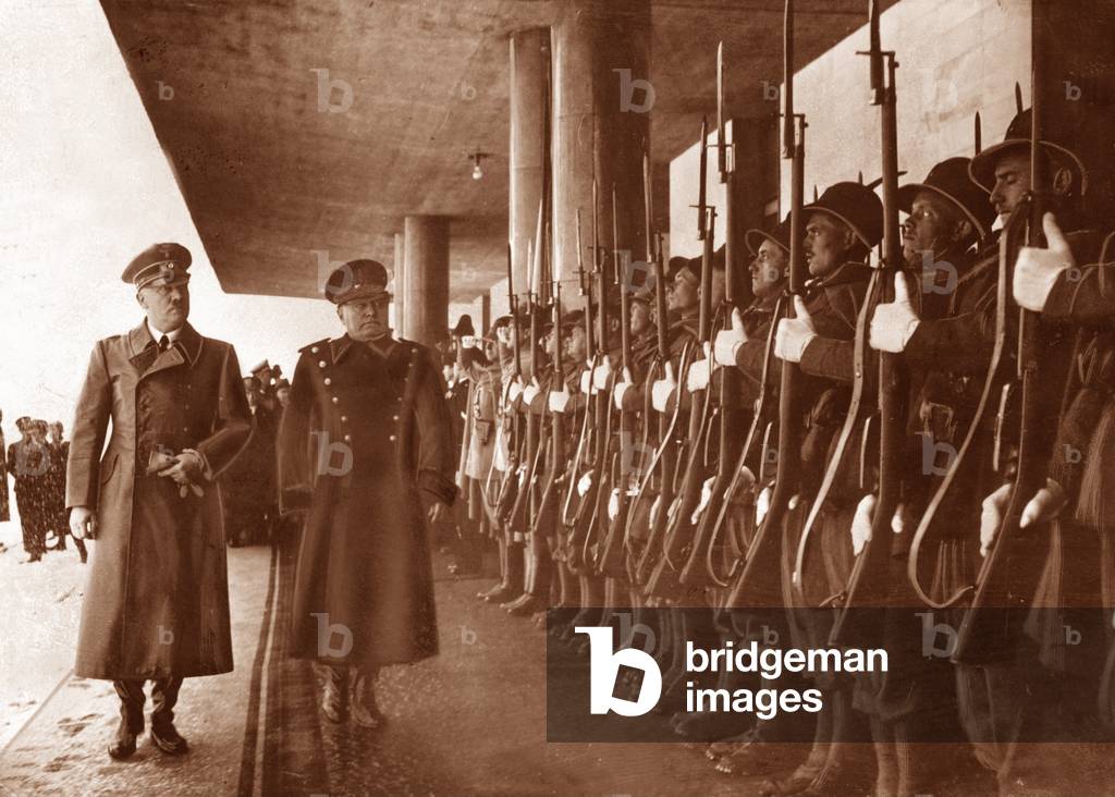 Image of Hitler and Mussolini, 1940 (photo)