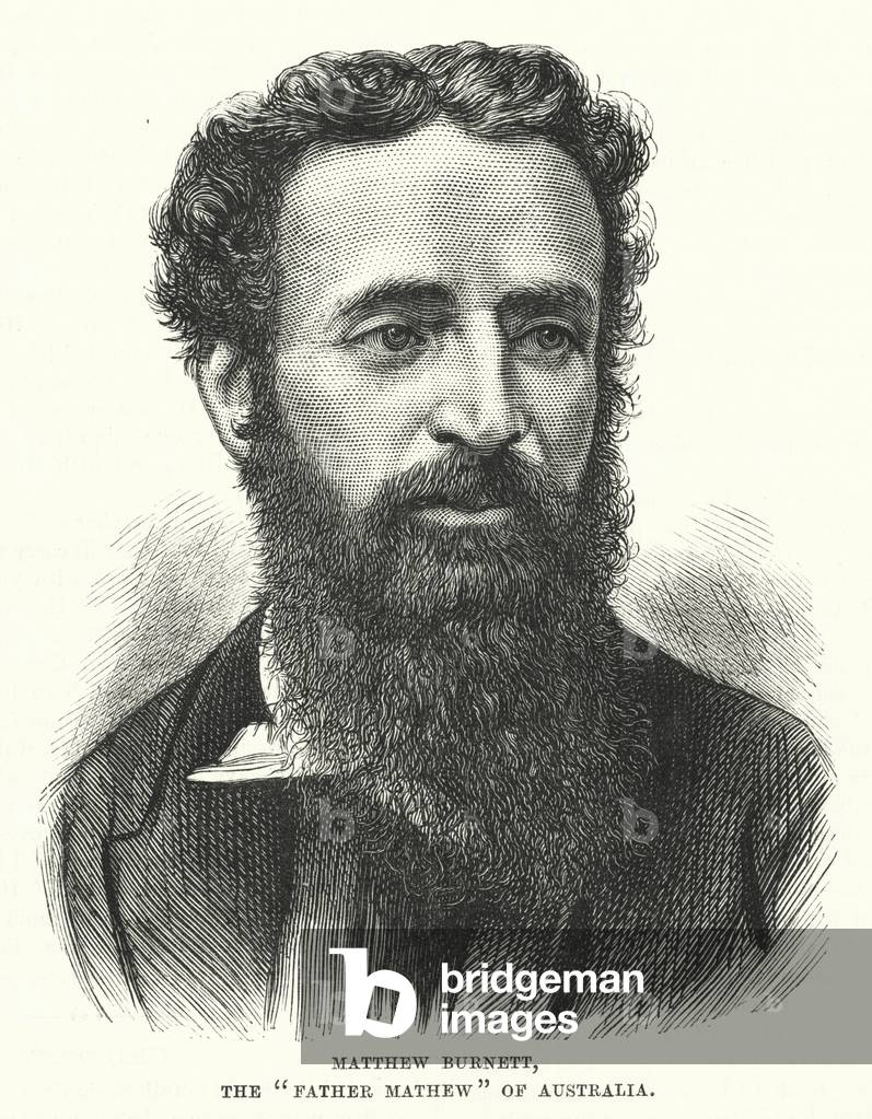 Image of Matthew Burnett, the 'Father Mathew' of Australia (engraving ...