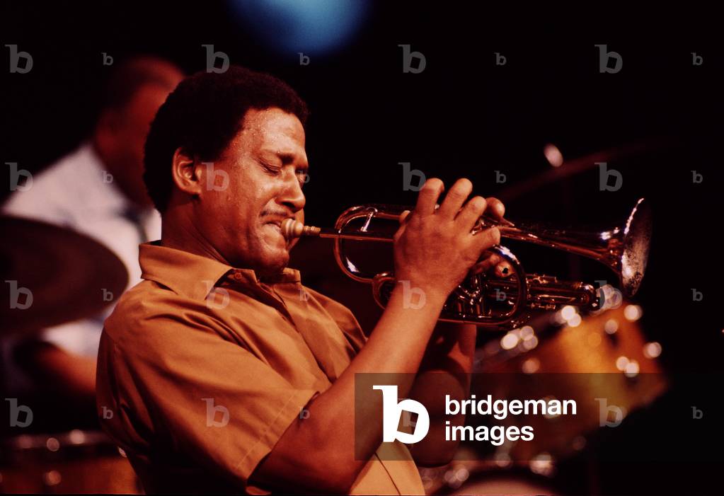 Image of Ray Nance playing cornet