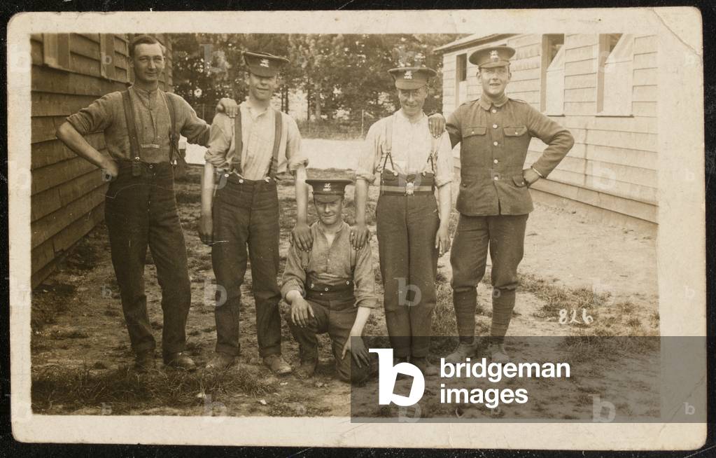 Image of Five soldiers from 7th Battalion The Buffs (East Kent Regiment ...