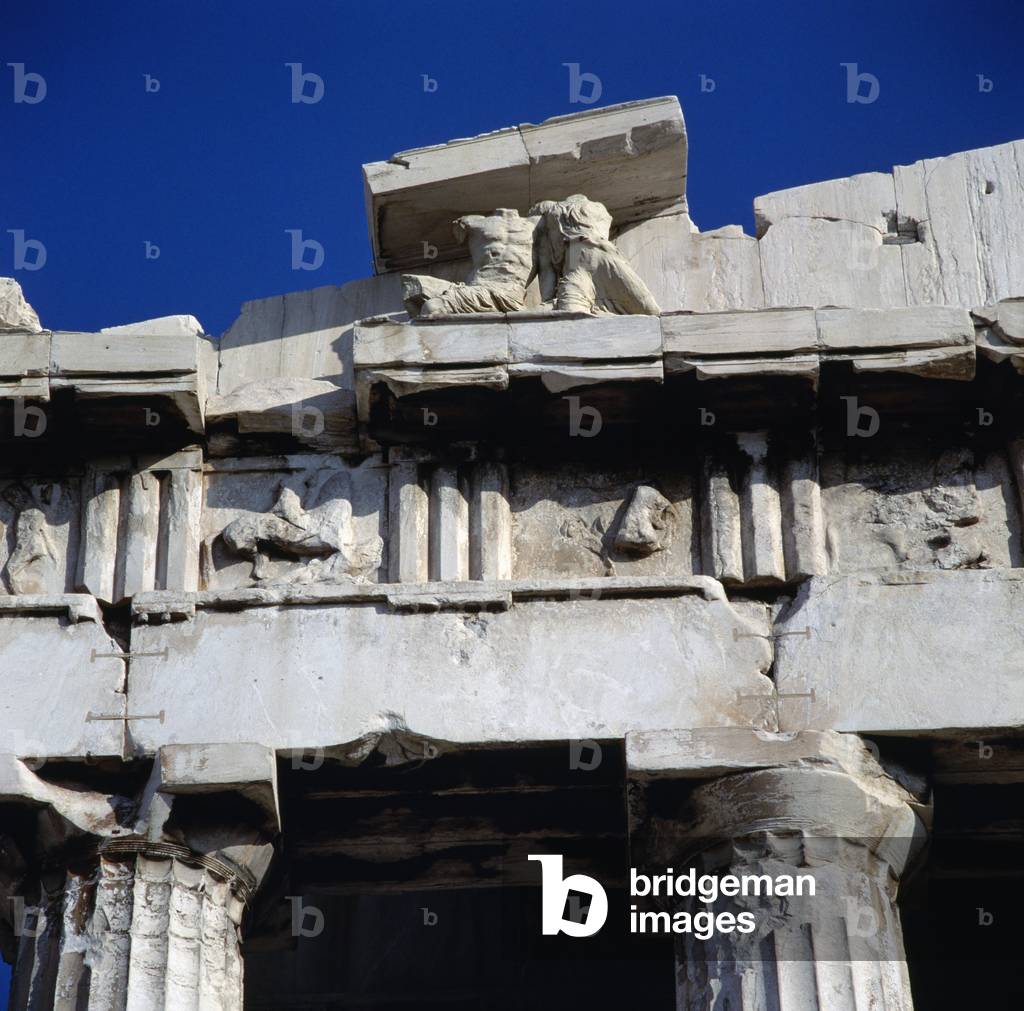 Parthenon Fronton Ouest