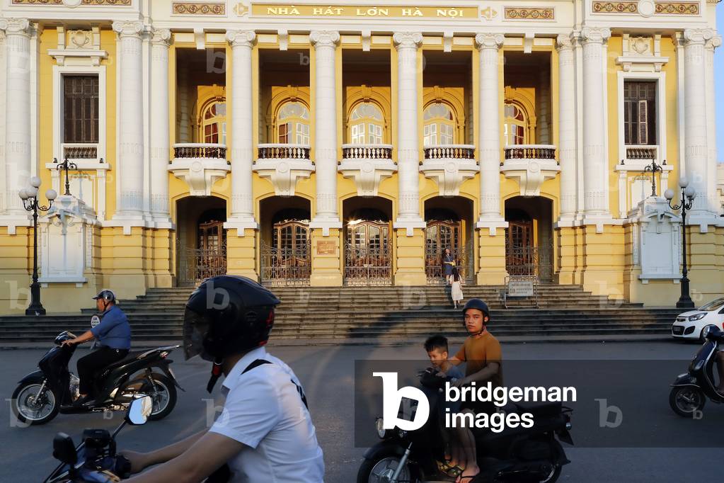 Image of The Opera house built in the French colonial style, Hanoi,