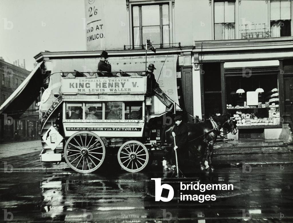 London General Omnibus Company horse-drawn omnibus, Walham Green and ...