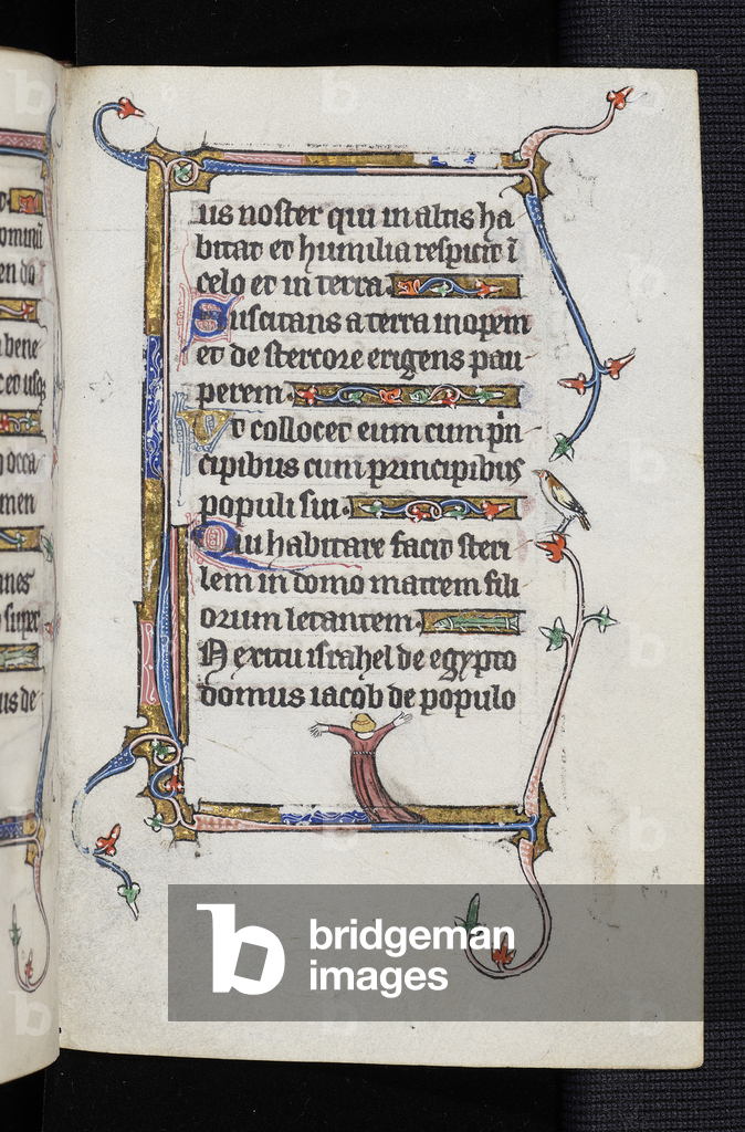 Image of Psalm in portable psalter, c.1280-1320 (illuminated manuscript)
