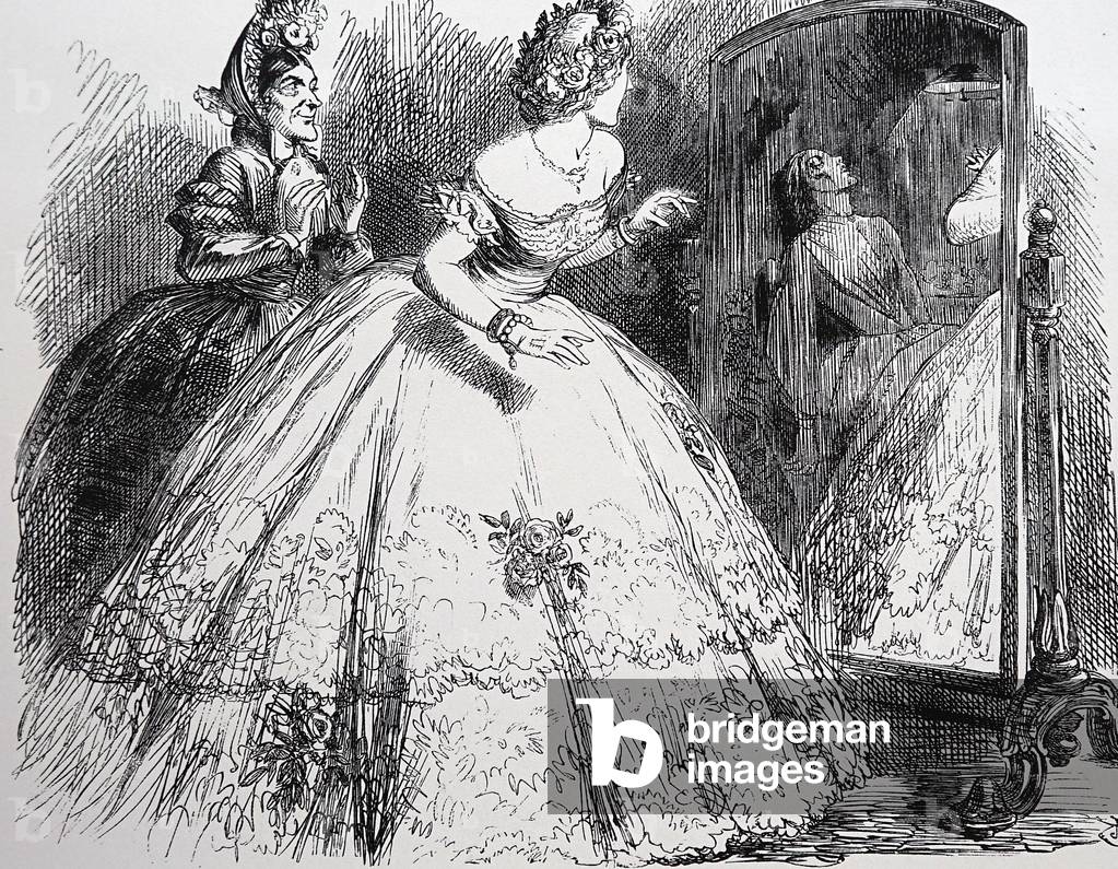 Image of The Haunted Lady, 1863 by Tenniel, John (1820-1914)