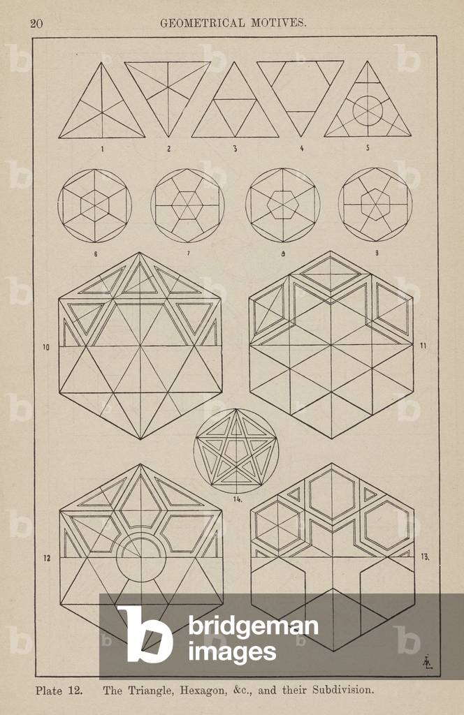 Motivi Geometrici Triangolari Insieme Di Motivi Geometrici Voronoi