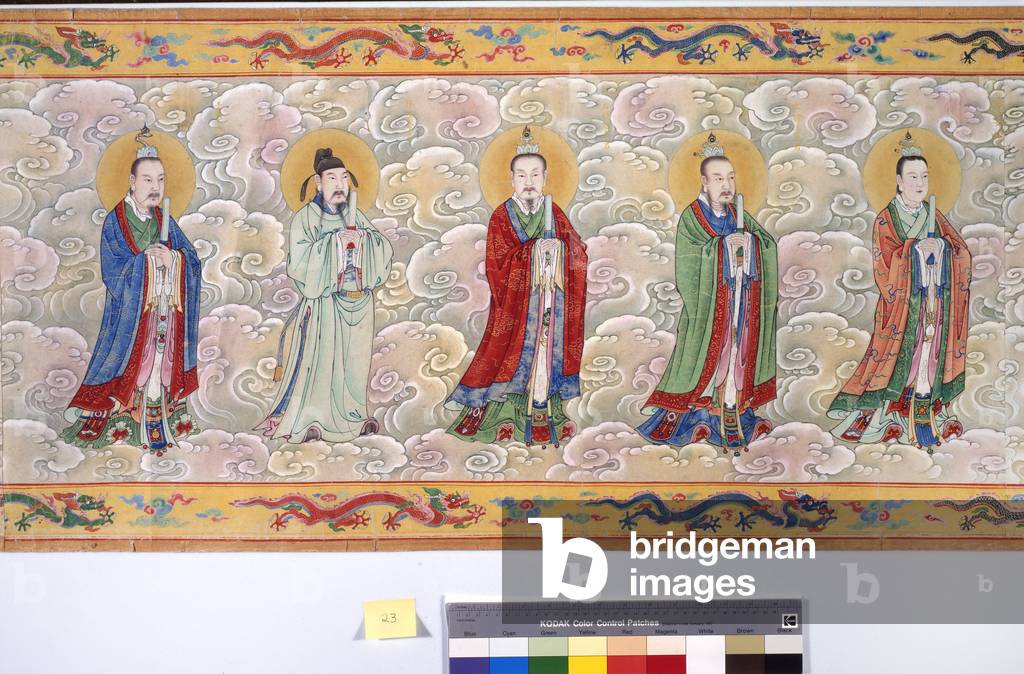 Image of The Ordination of Empress Zhang, 1493 (ink, colour and gold by ...