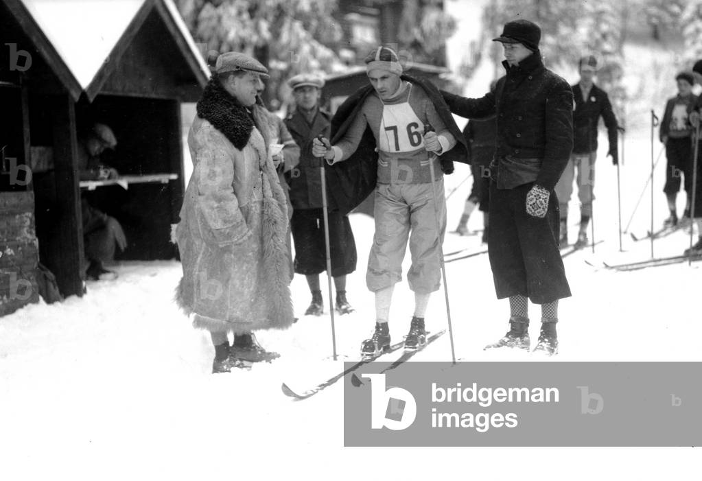 Image of Oslo February 1933 The mainland race: Arne Rustadstuen was No.