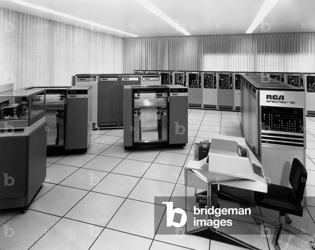 Image of Mainframes in a computer lab