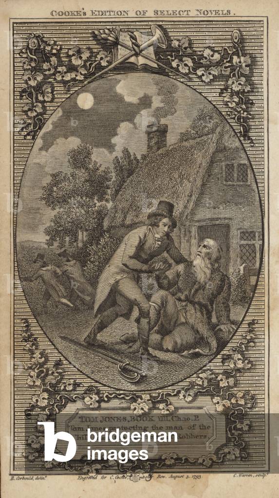 Image of The History of Tom Jones (engraving) by English School, (18th ...