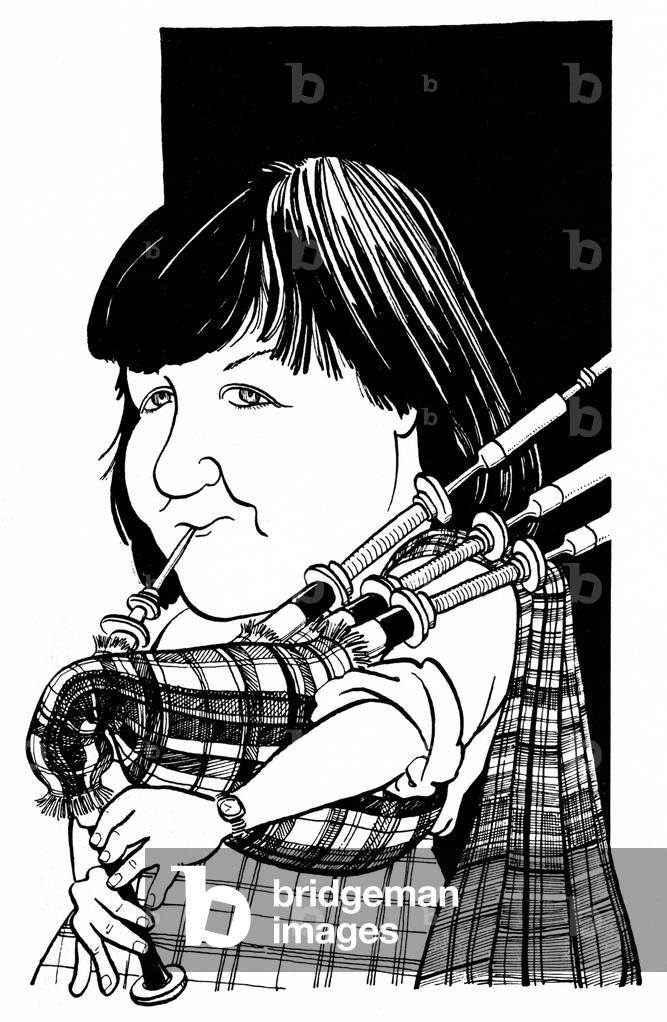 Image of Judith Weir - caricature by John Minnion - Scottish composer ...