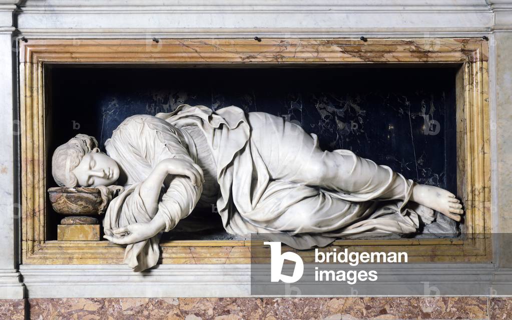 Image of St Martina, marble sculpture by Nicholas Menghini, Church of ...