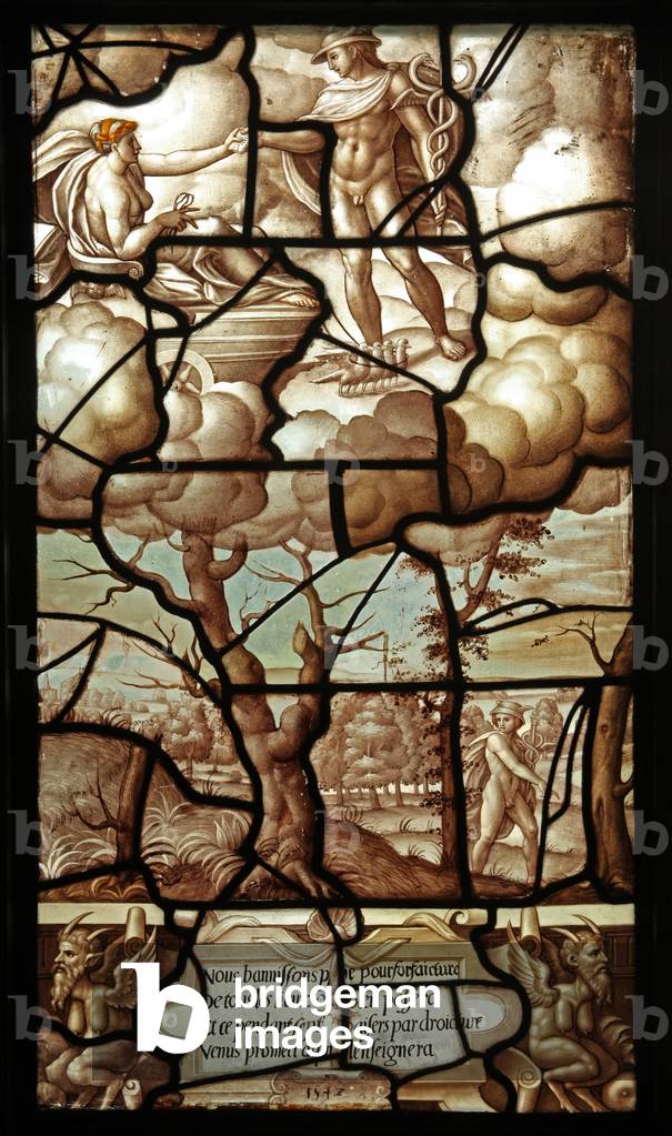 Image of Panel 28 of the story of Psyche and Cupid: Mercury