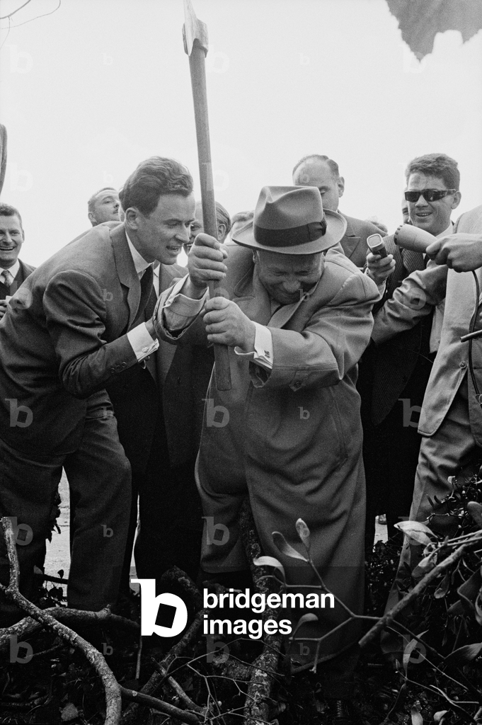 Image of Furious over the U- 2 spy- plane incident, Khrushtchev decided ...