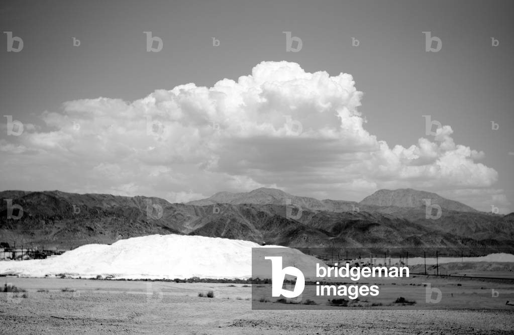 Image of Salt Field Trona, USA, 2022 (b/w photo) by Nicholson, Jon