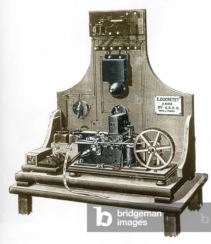 Image of Receiver for TSF (wireless radio) by Eugene Ducretet c. 1897