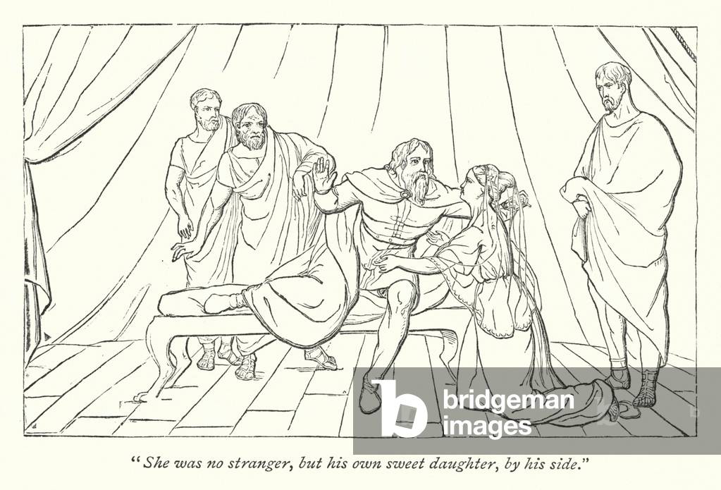 Shakespeare's Pericles, Prince Of Tyre; Pericles discovers Marina, who ...